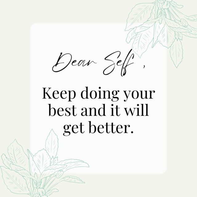 Motivational Dear Self Quotes - A Thousand Lights