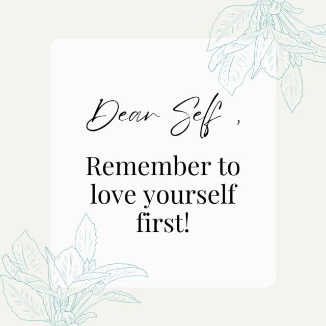 Motivational Dear Self Quotes - A Thousand Lights