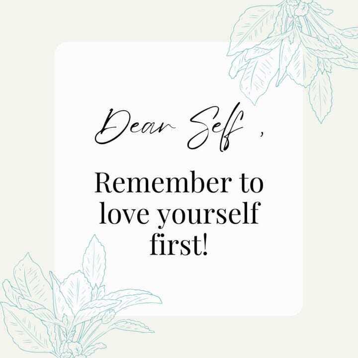 Motivational Dear Self Quotes - A Thousand Lights