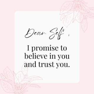 Motivational Dear Self Quotes - A Thousand Lights