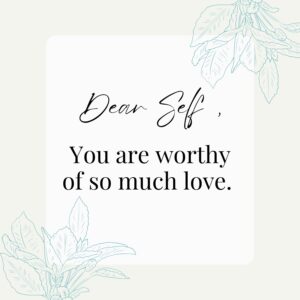 Motivational Dear Self Quotes - A Thousand Lights