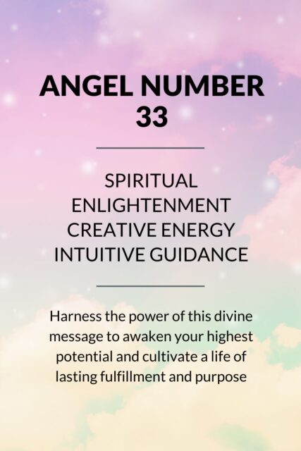 Angel Number 33 Meaning: Unveiling the Power and Symbolism - A Thousand ...