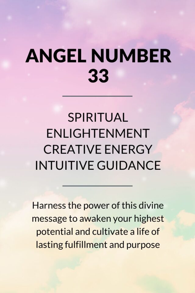 Angel Number 33 Meaning: Unveiling the Power and Symbolism - A Thousand ...