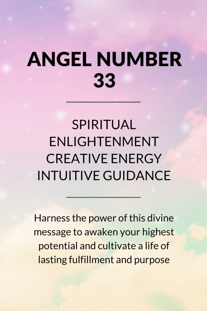 Angel Number 33 Meaning: Unveiling the Power and Symbolism - A Thousand ...