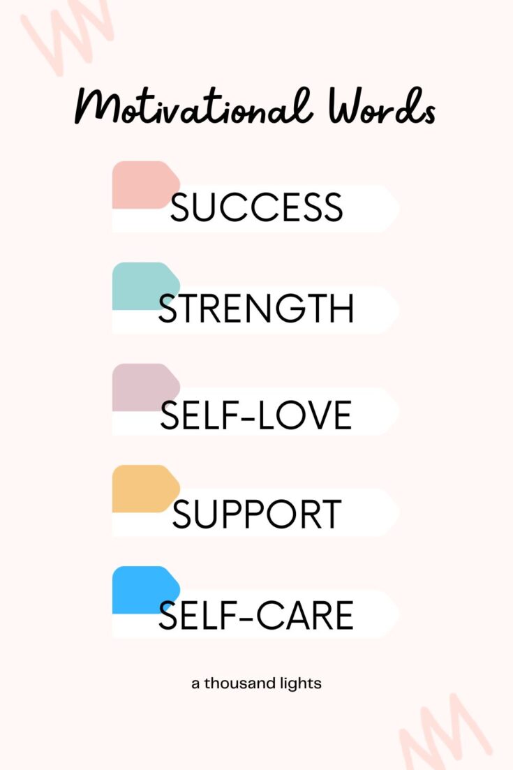 201 Inspirational Words that Start with S - A Thousand Lights