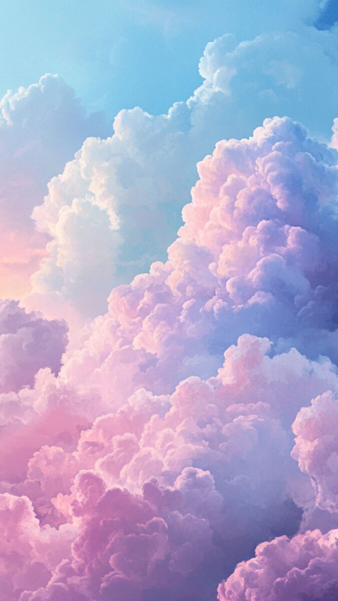 25+ Aesthetic Cloud Phone Wallpapers - A Thousand Lights