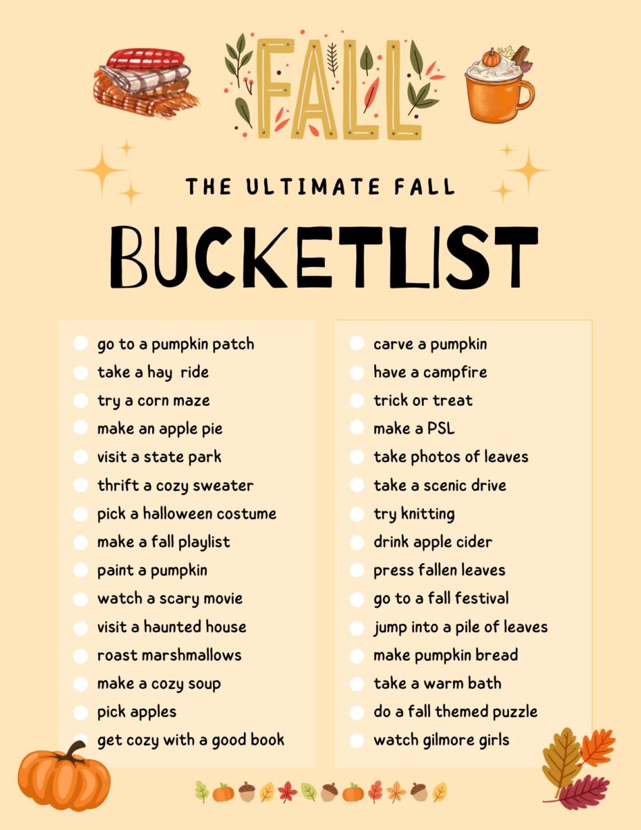The Ultimate Fall Bucket List - A Thousand Lights