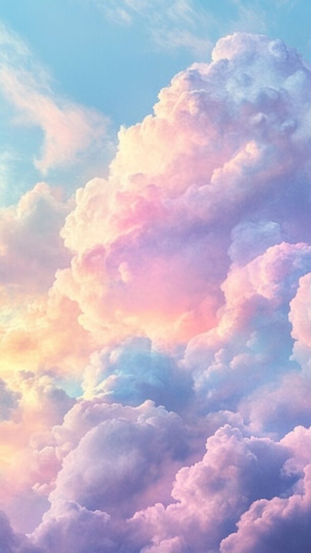 25+ Aesthetic Cloud Phone Wallpapers - A Thousand Lights