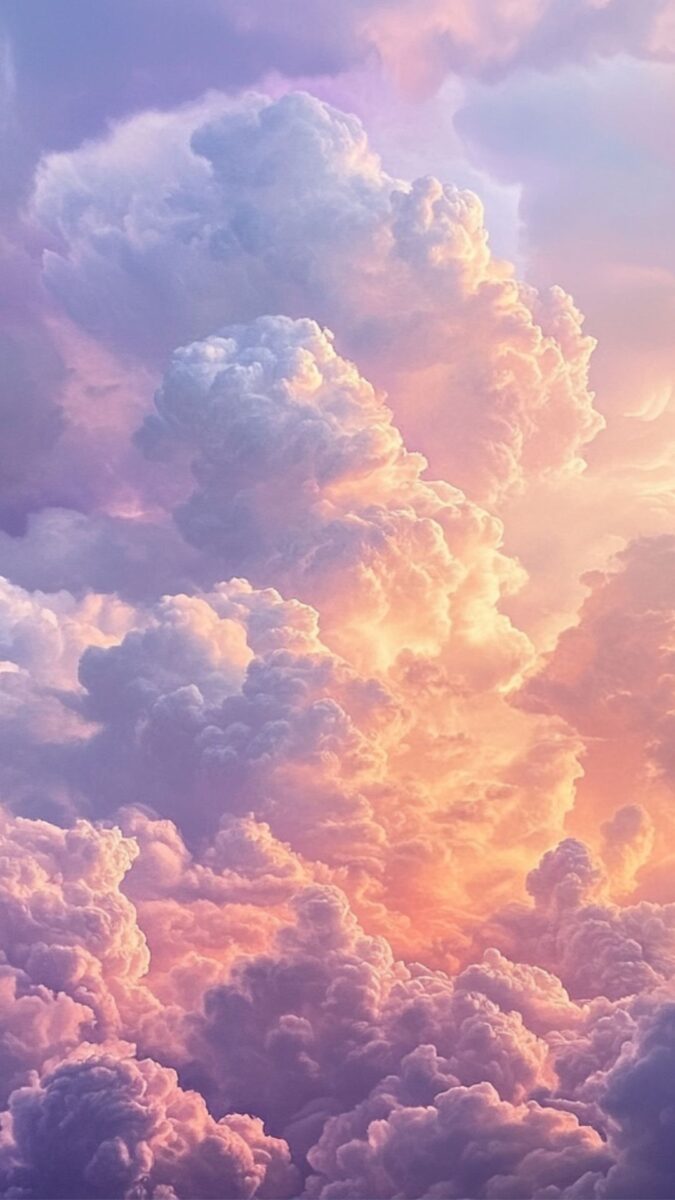 25+ Aesthetic Cloud Phone Wallpapers - A Thousand Lights