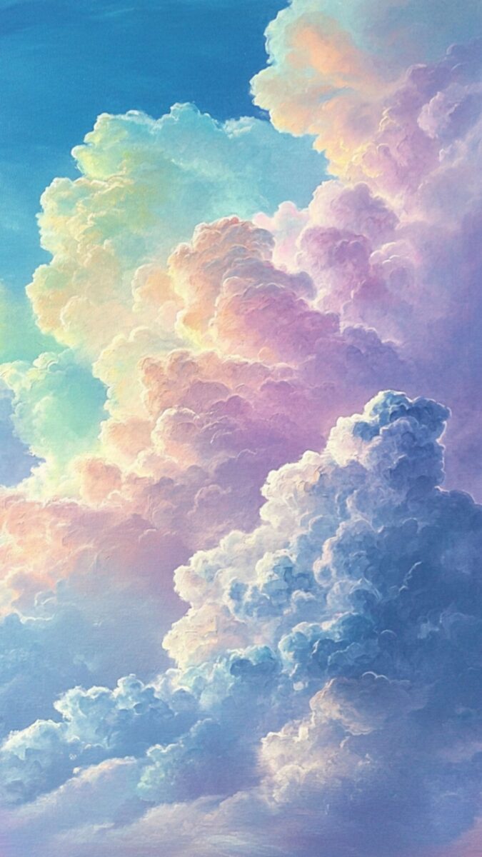 25+ Aesthetic Cloud Phone Wallpapers - A Thousand Lights